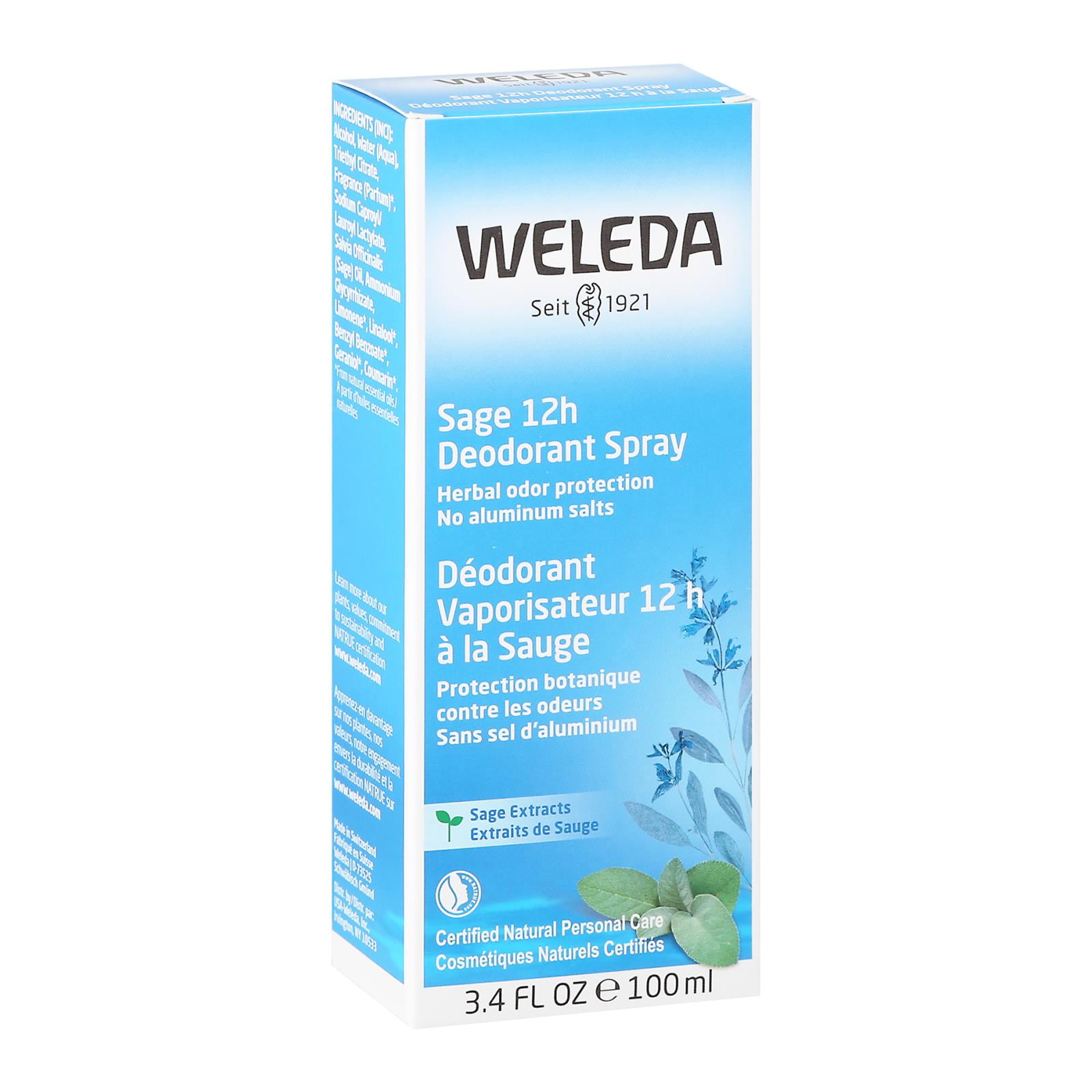 Weleda Deodorant Sage - 3.4 fl oz - Walmart.com