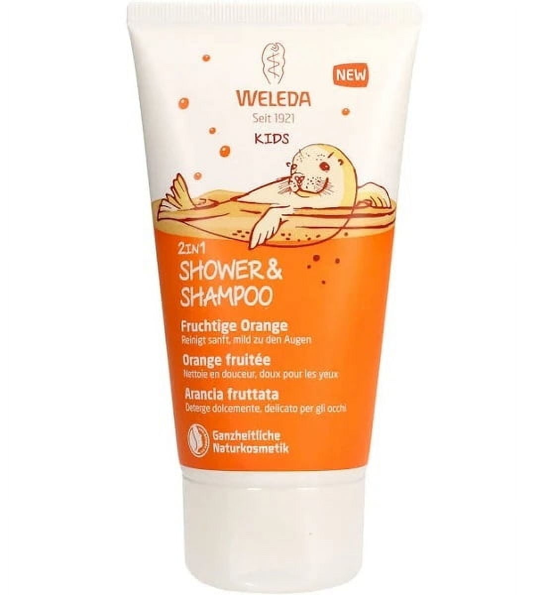 Weleda - Kids 2in1 Shower & Shampoo Fruity Orange (150ml) - Walmart.com