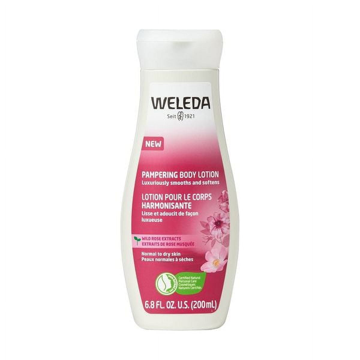 Weleda Pampering Body Lotion, Wild Rose Extracts, 6.8 fl oz (200 ml ...