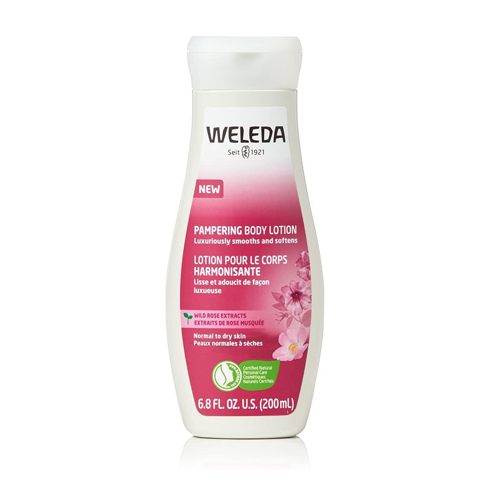 Weleda Pampering Wild Rose VTF5 Body Lotion, Plant Rich Moisturizer ...