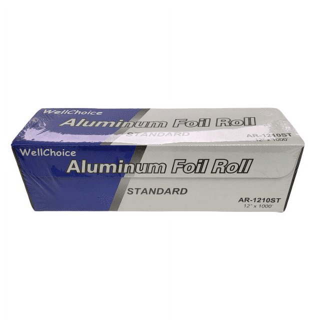 Well Choice Aluminum Foil Roll Standard 12"x 1000' - Walmart.com