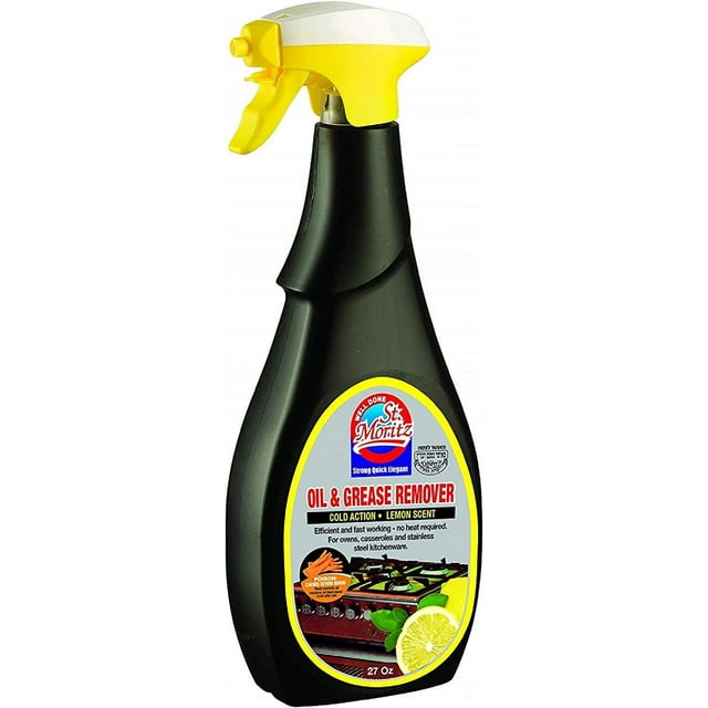 Well Done St.Moritz Oven Cleaner 27Oz (750Ml) Cold Action Lemon Scent ...