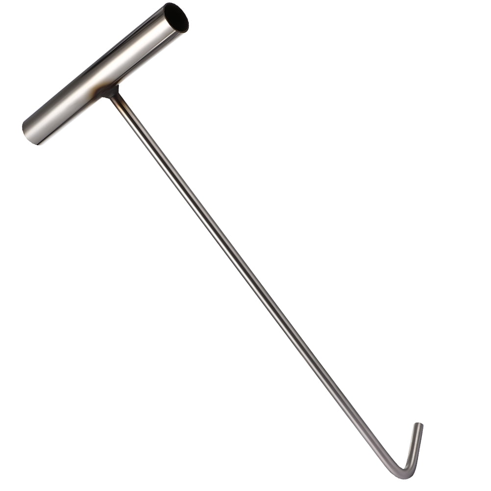 HOMEMAXS Stainless Steel Manhole Cover Lifter Hook for Storage Use with ...