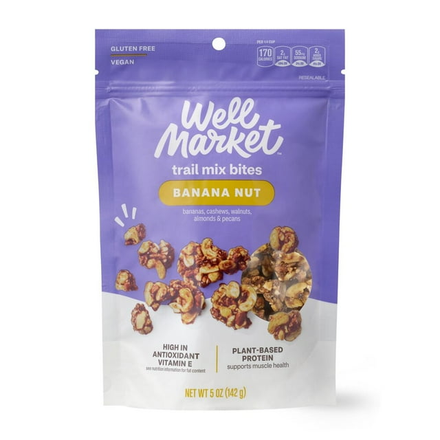 Well Market Banana Nut Trail Mix Bites, 5 oz - Walmart.com