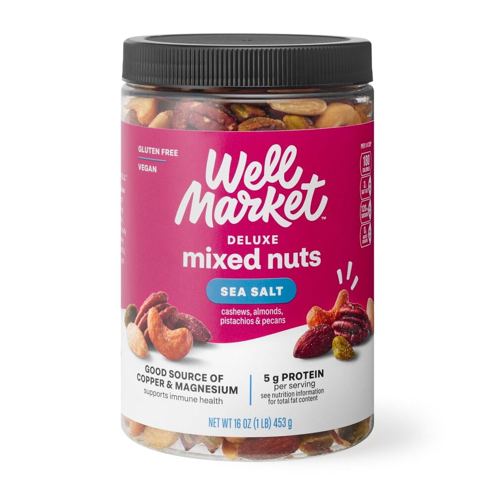 Well Market Deluxe Mixed Nuts, 16 oz - Walmart.com