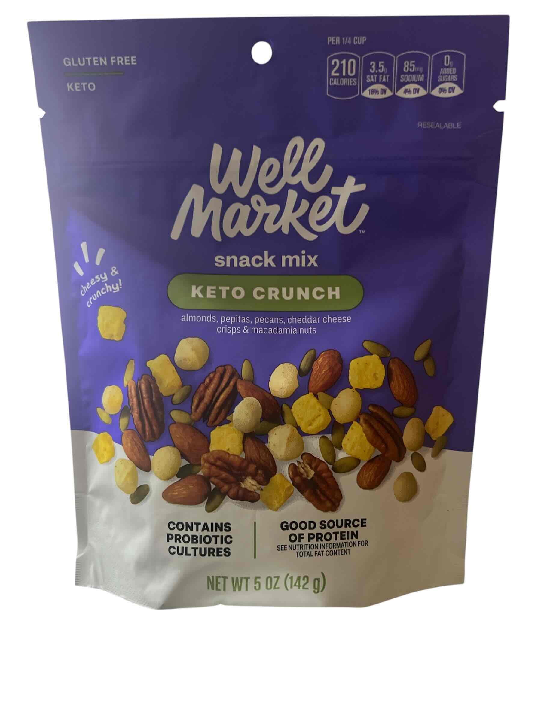 Well Market Keto Snack Mix Probiotic Cheese Nuts Seeds - Walmart.com