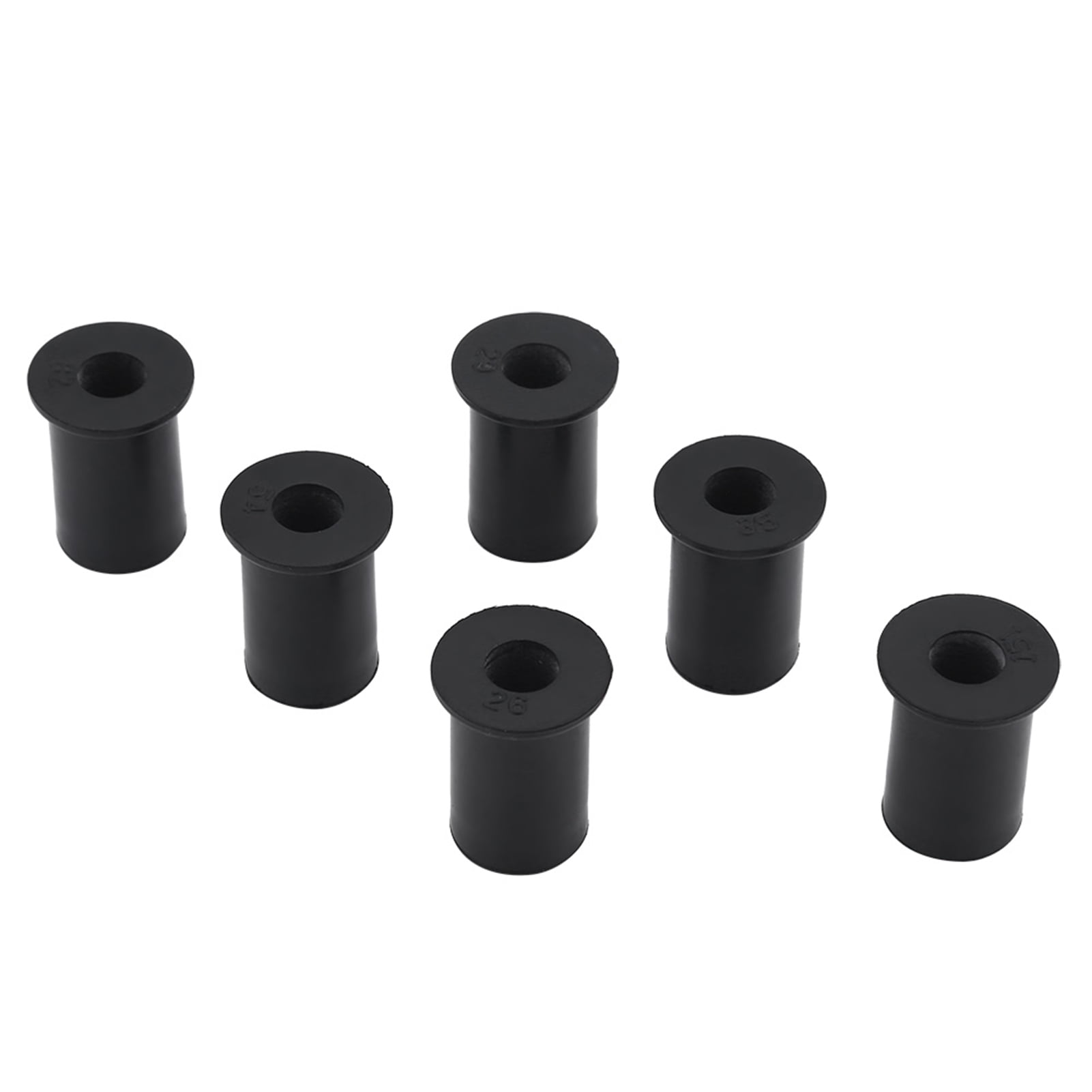 Well Nuts, Kayak Fasteners Rubber Nuts 6Pc for Motorbikes Canoes M6 ...