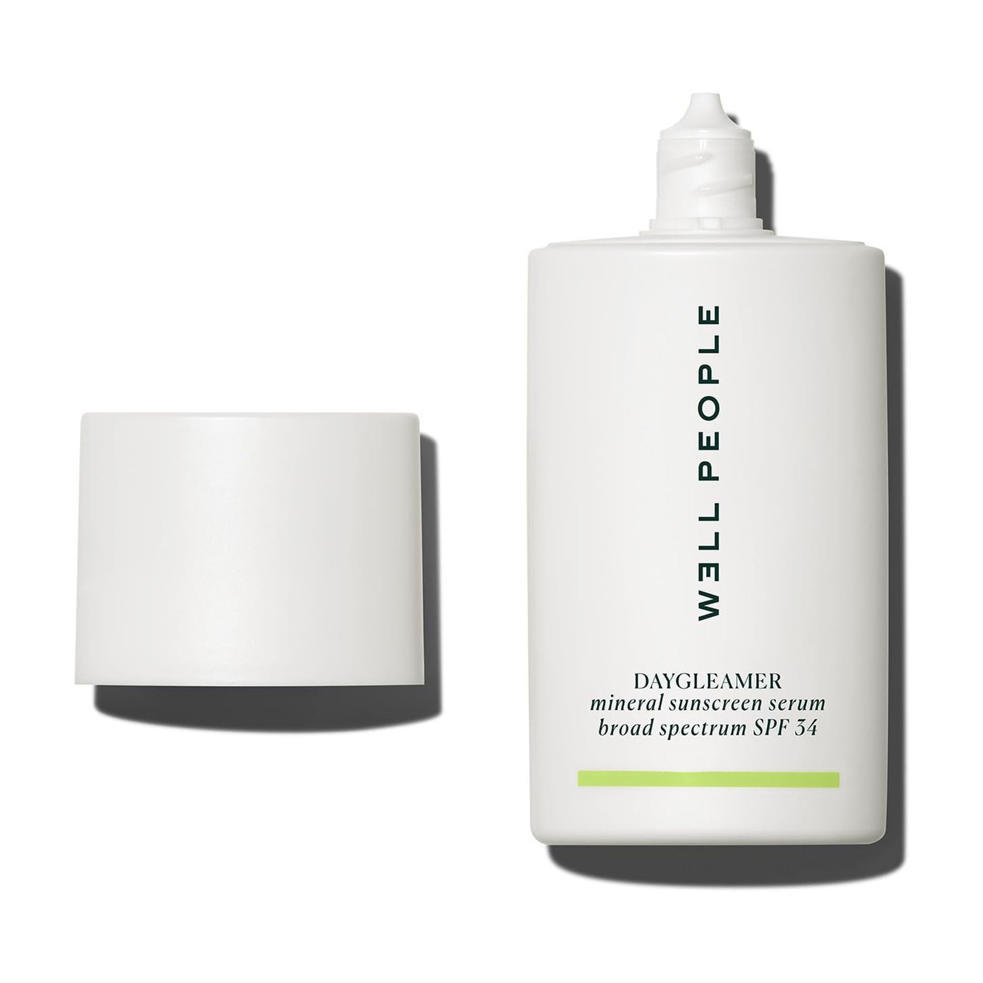 Well People Daygleamer Mineral VTF5 Sunscreen Serum SPF 34, Blendable ...