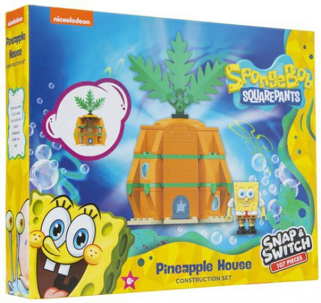 Spongebob Squarepants Snap & Switch Pineapple House Playset for Kids ...