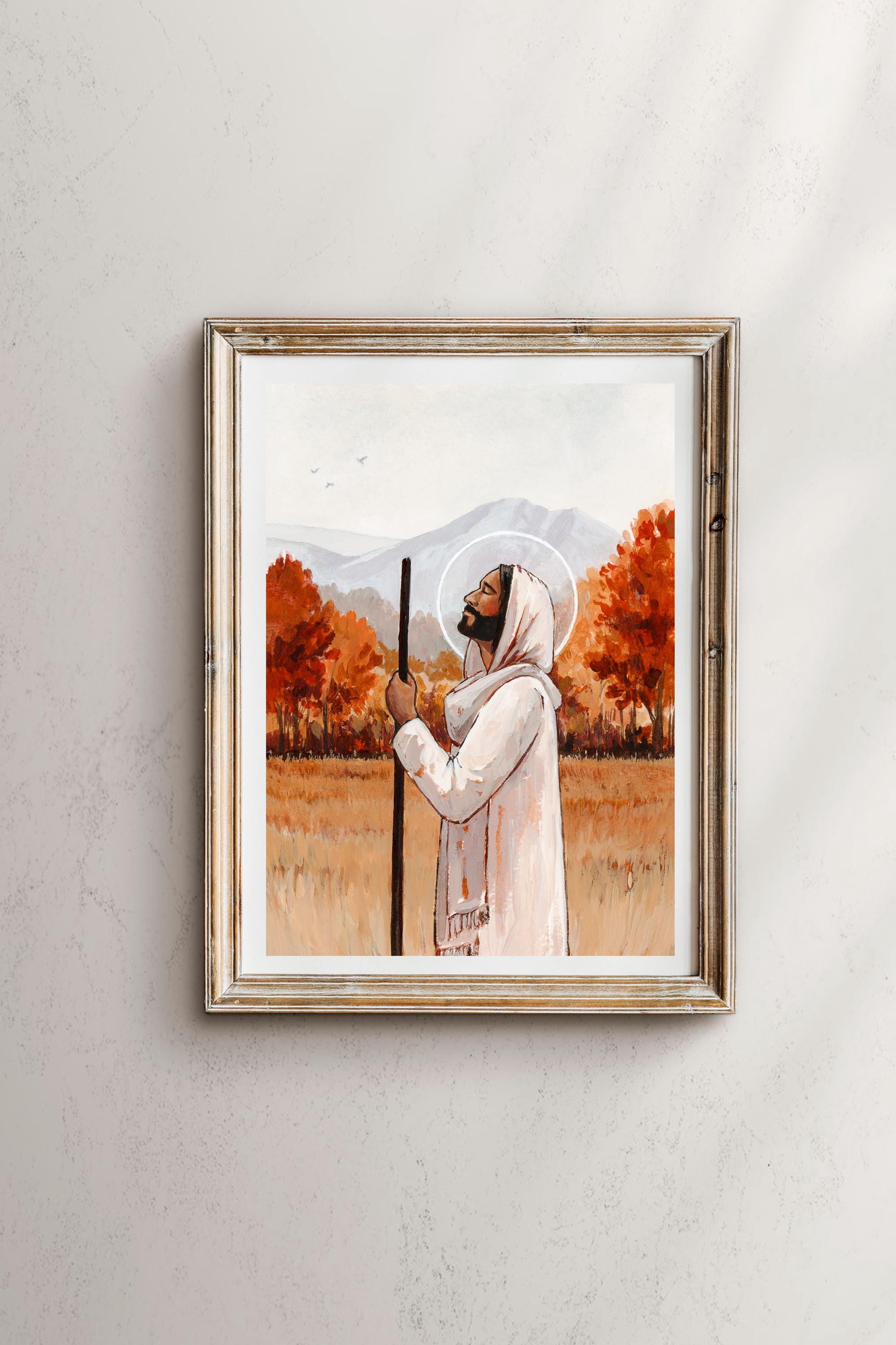 It Is Well With My Soul, Autumn Jesus, Fall Jesus, Jesus Christ Wall ...