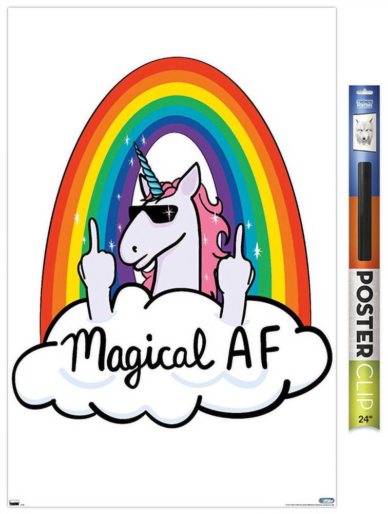 Well This Is Awkward - Magical AF Wall Poster, 22.375" x 34" - Walmart.com