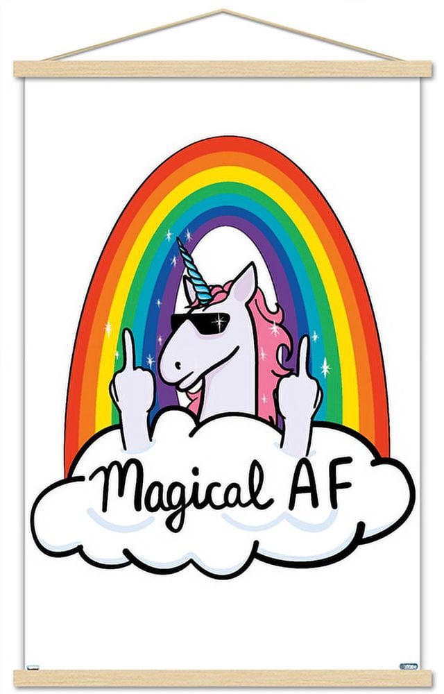 Well This Is Awkward - Magical AF Wall Poster with Magnetic Frame, 22. ...