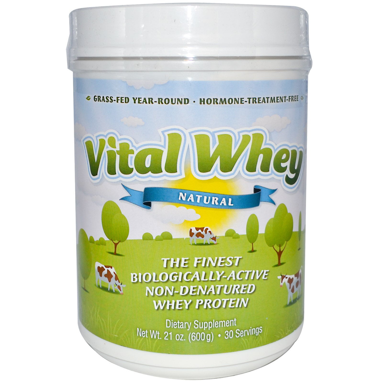 Well Wisdom Vital Whey, Natural, 1.31 lbs (600 g) - Walmart.com