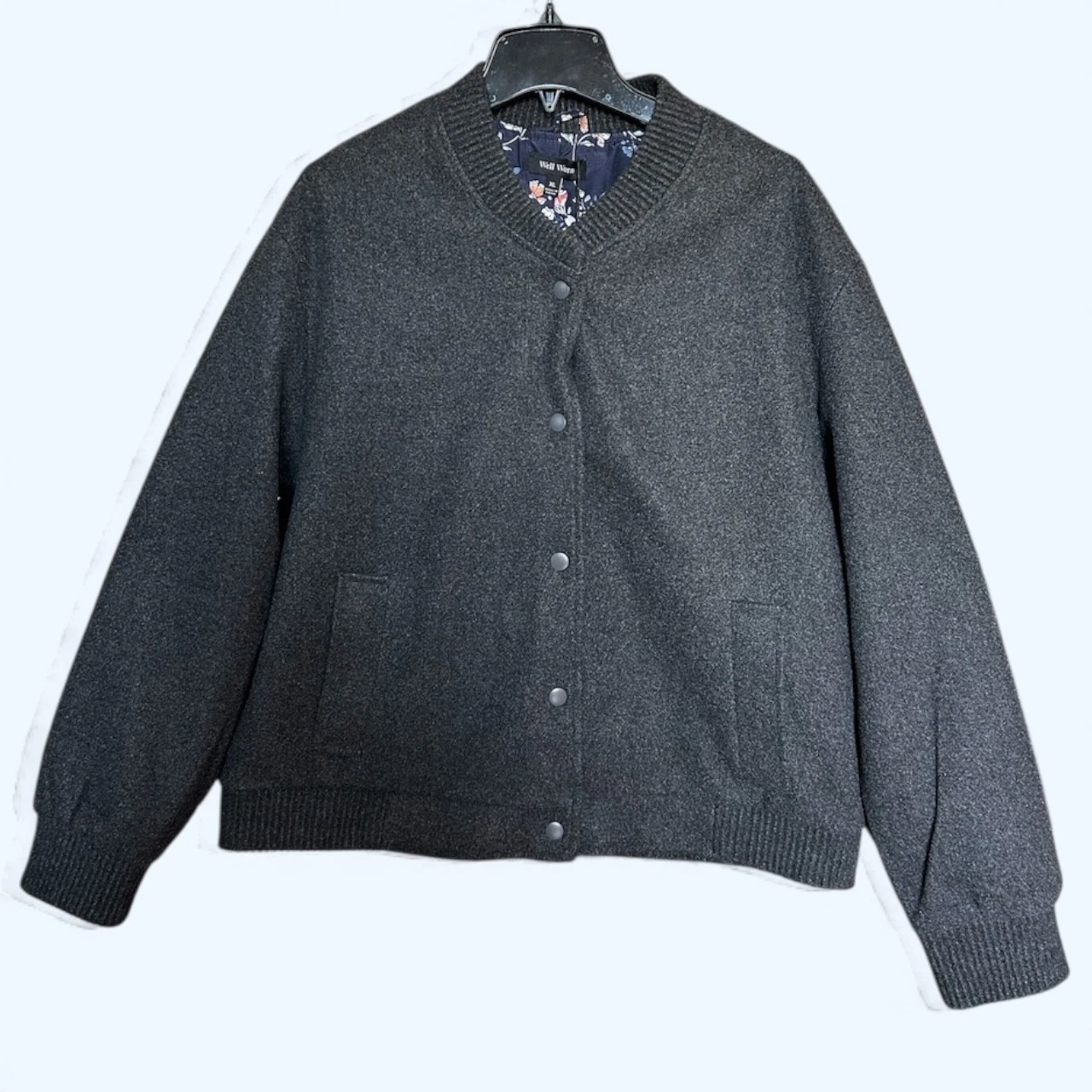 Well Worn Women's Bomber Style Jacket, Gray, Medium - Walmart.com