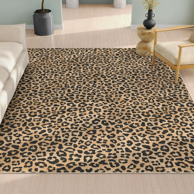 Well Woven Animal Prints Leopard Mid-Century Modern Leopard Pattern ...
