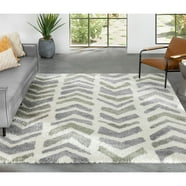 Well Woven San Francisco Escondido Yellow Modern Squares 5'3" x 7'3 ...