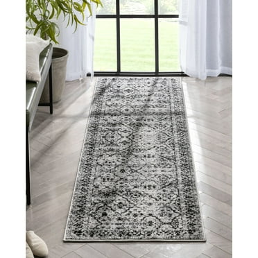 Well Woven Zazzle Argos Vintage Oriental Black 2'3" x 7'3" Runner Rug ...