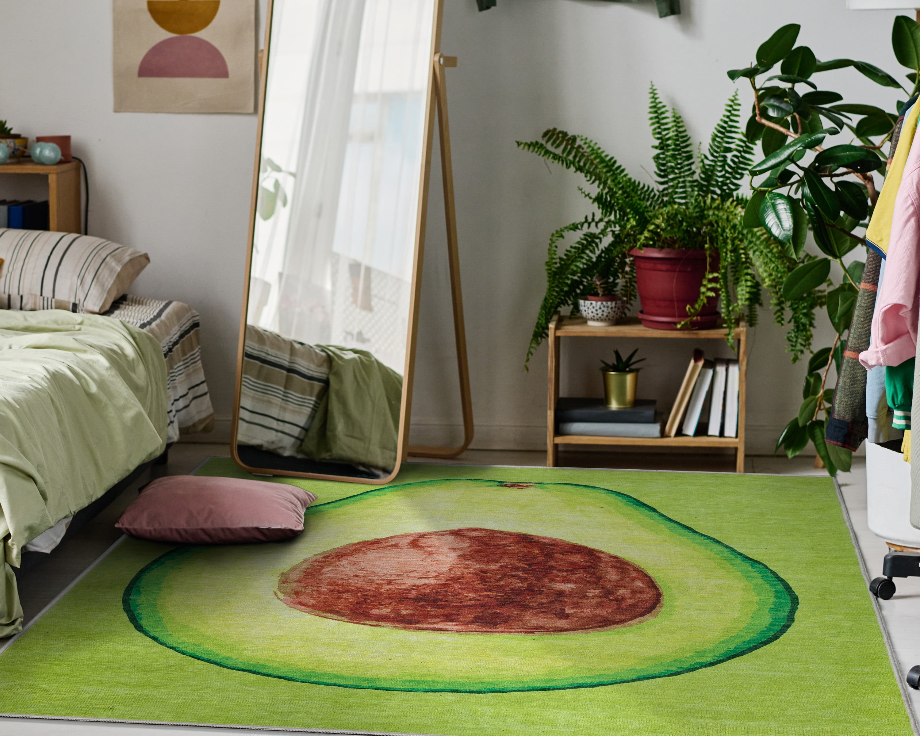 Well Woven Avocado 5' x 7' Green Area Rug - Walmart.com