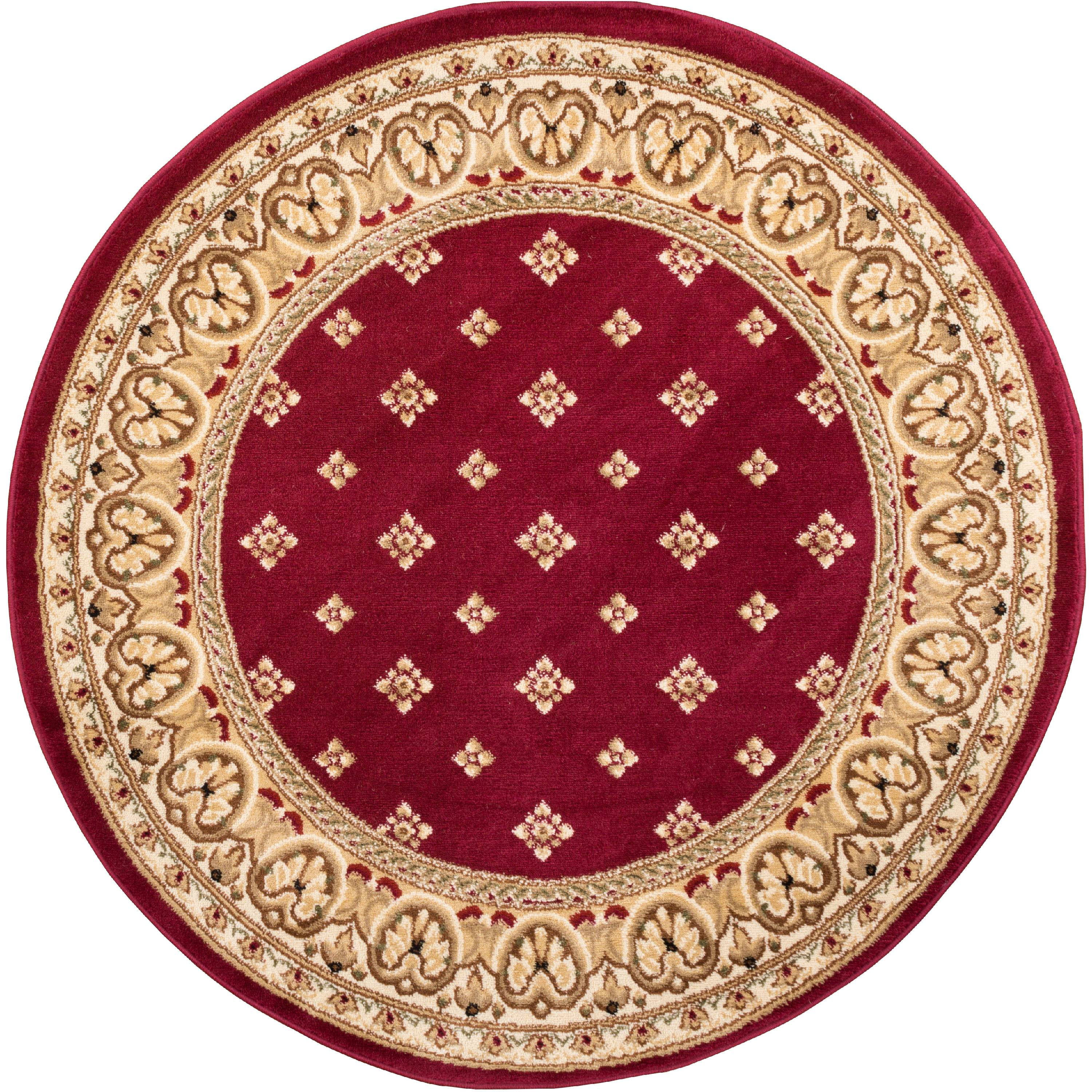 Well Woven Barclay Hudson Terrace Red Oriental Border Rug - Walmart.com