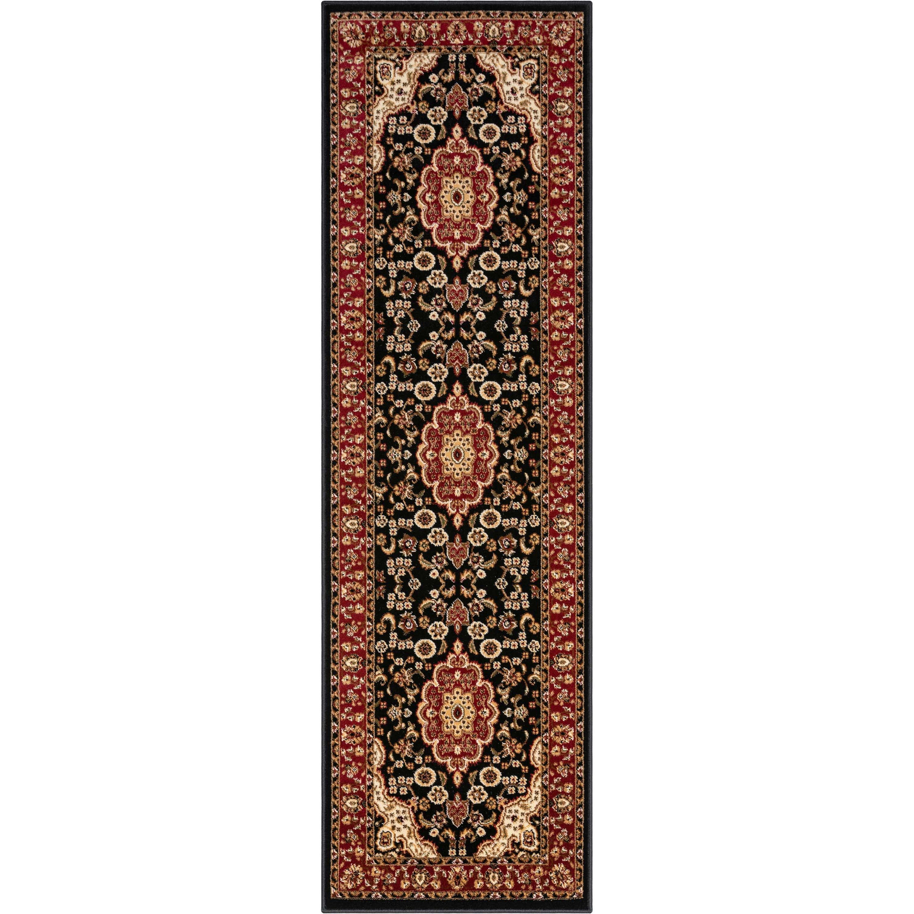 Well Woven Barclay Medallion Kashan Traditional Oriental & Persian ...