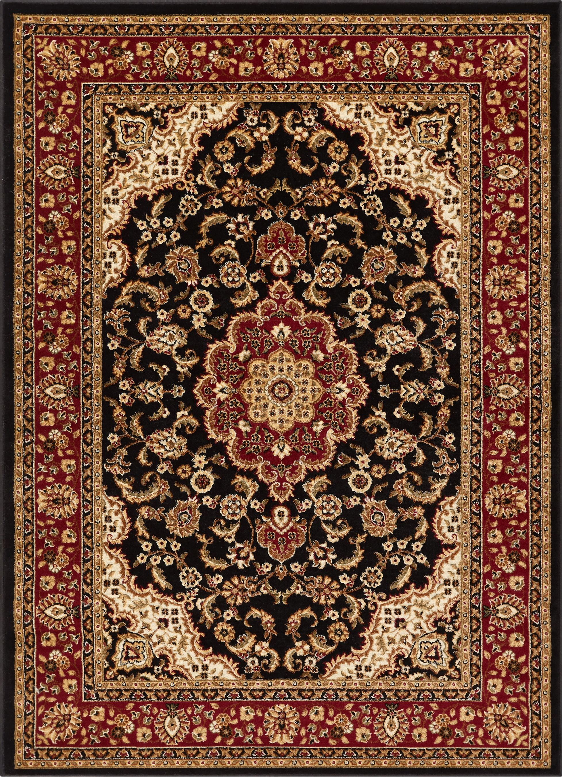 Well Woven Barclay Medallion Kashan Traditional Oriental & Persian ...