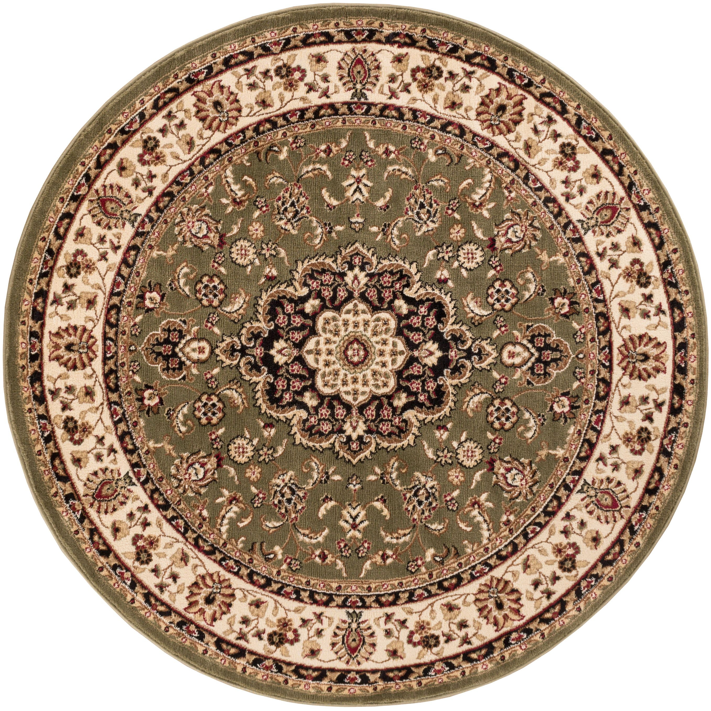 Well Woven Barclay Medallion Kashan Traditional Oriental & Persian ...