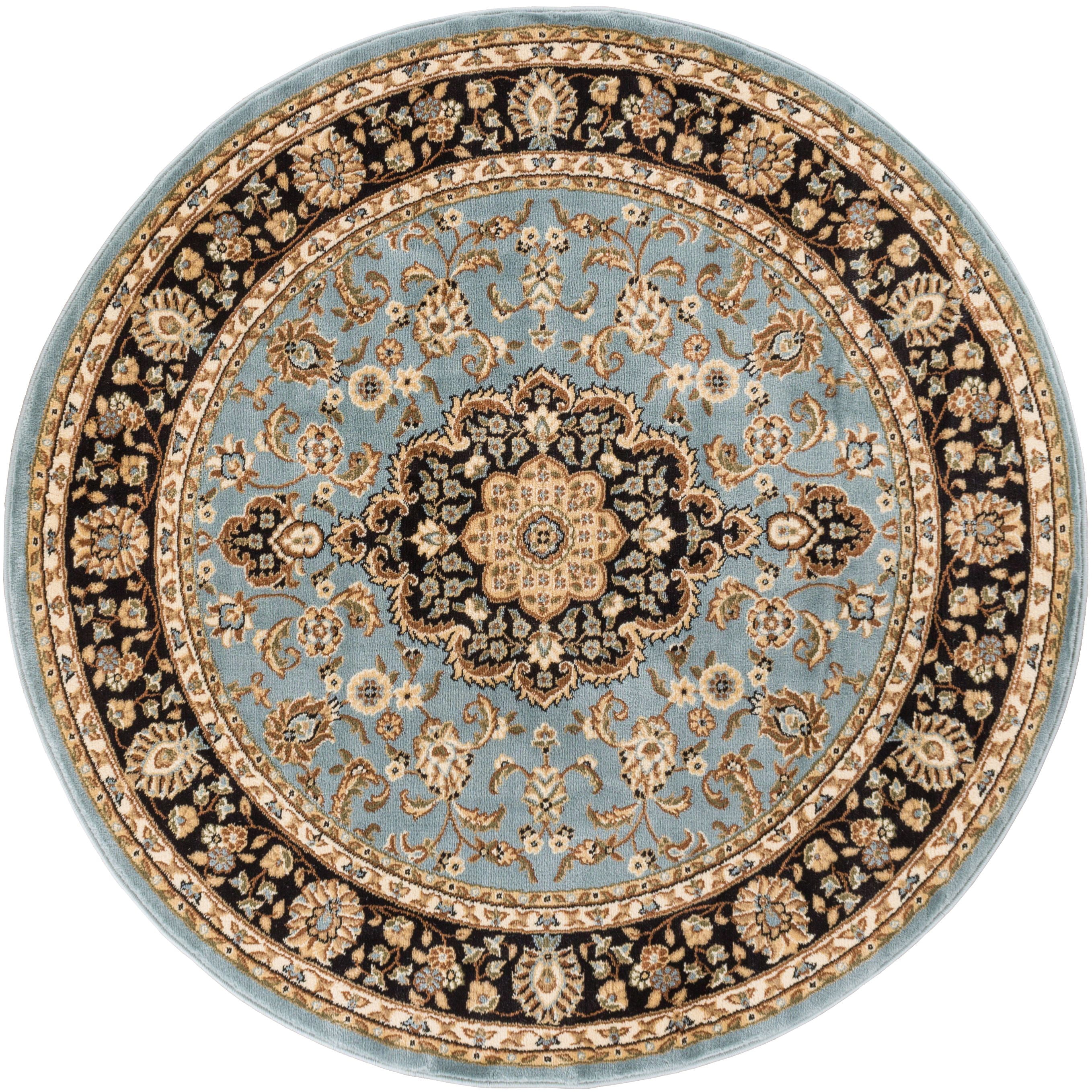 Well Woven Barclay Medallion Kashan Traditional Oriental & Persian ...
