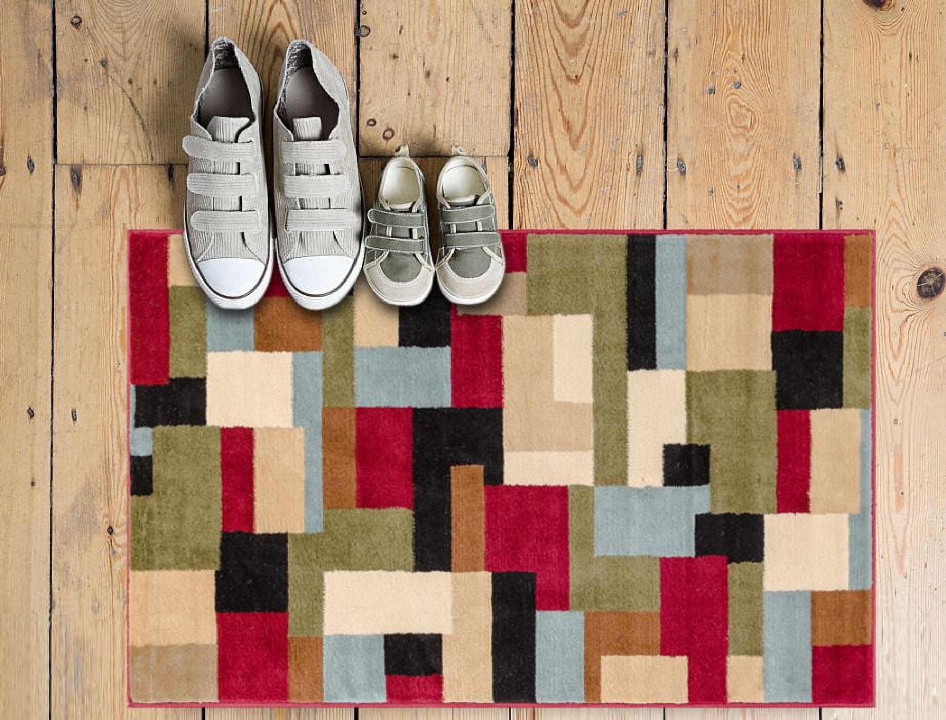 Well Woven Barclay River Modern Geometric Red 2'3" x 3'11" Area Rug ...