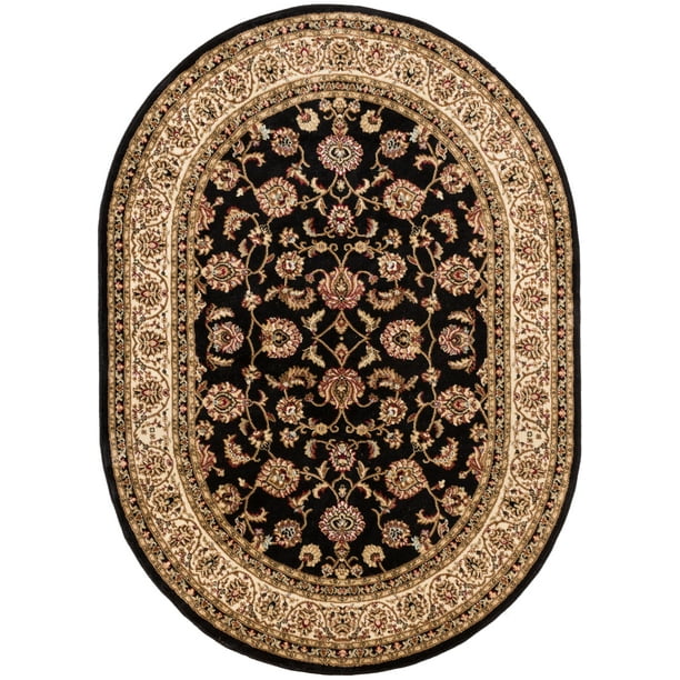 Well Woven Barclay Sarouk Traditional Oriental Panel Black 5'3" x 6'10 ...