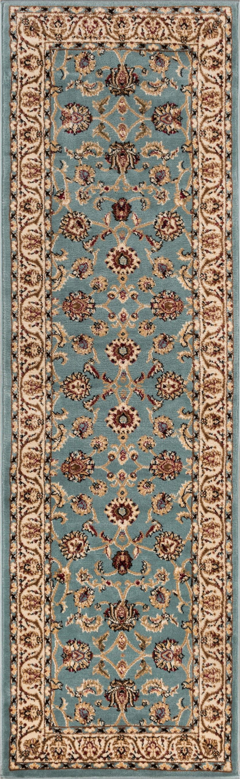 Well Woven Barclay Sarouk Traditional Oriental Panel Light Blue 2'7" x ...