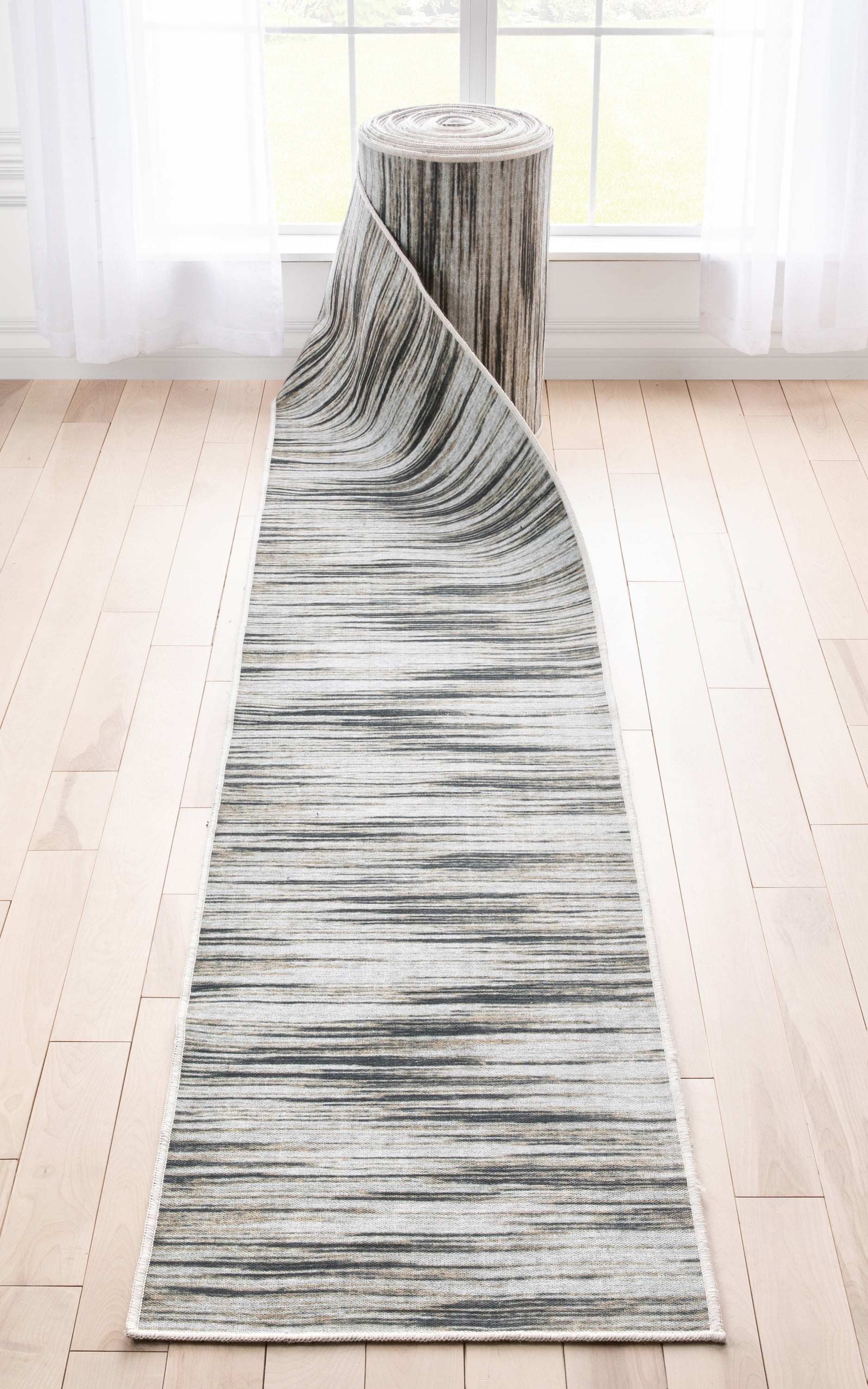 Well Woven Custom Size Runner - 27" x 13' Ruuner - Holden Modern Ivory ...