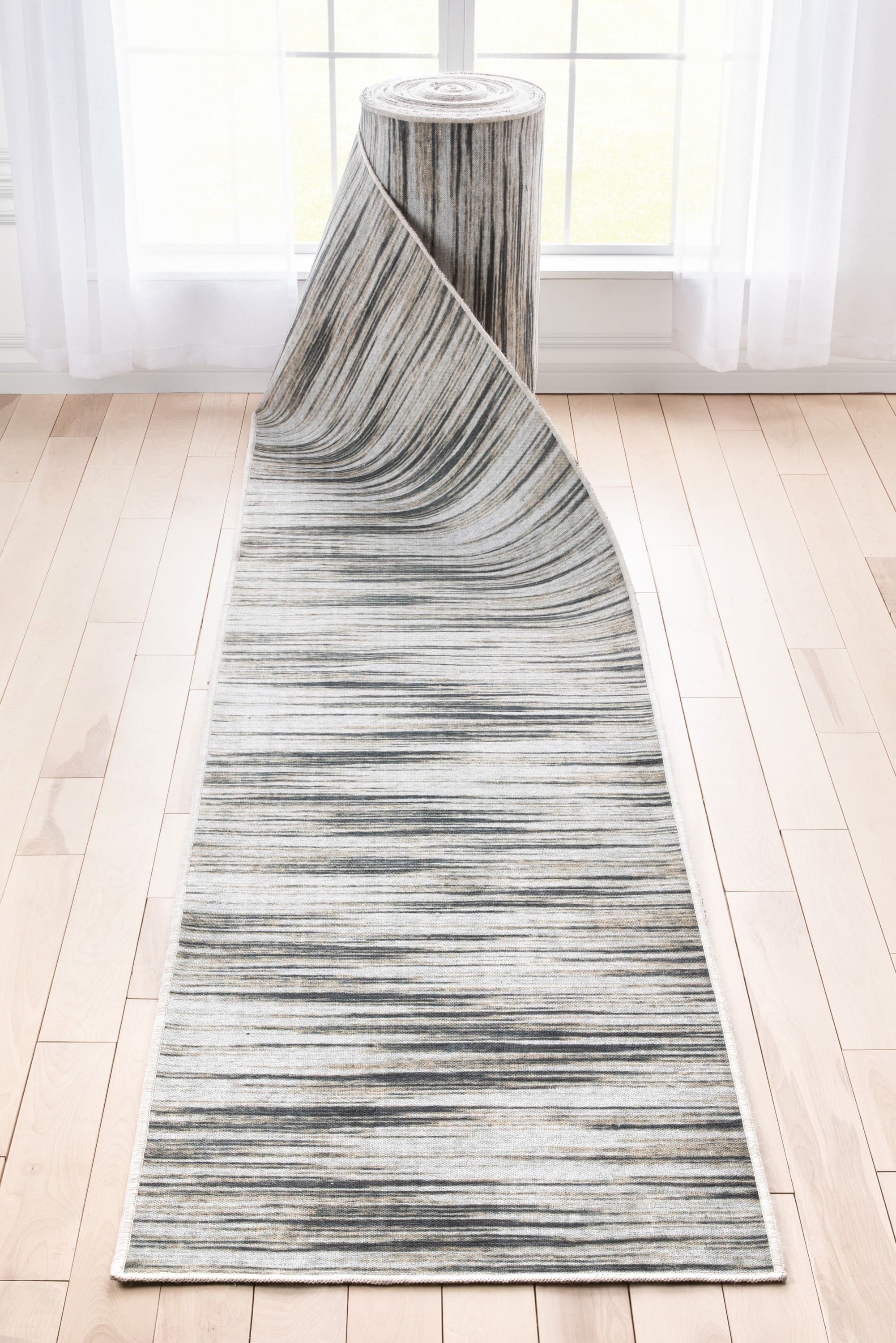 Well Woven Custom Size Runner - 31" x 60' Runner - Holden Modern Ivory ...