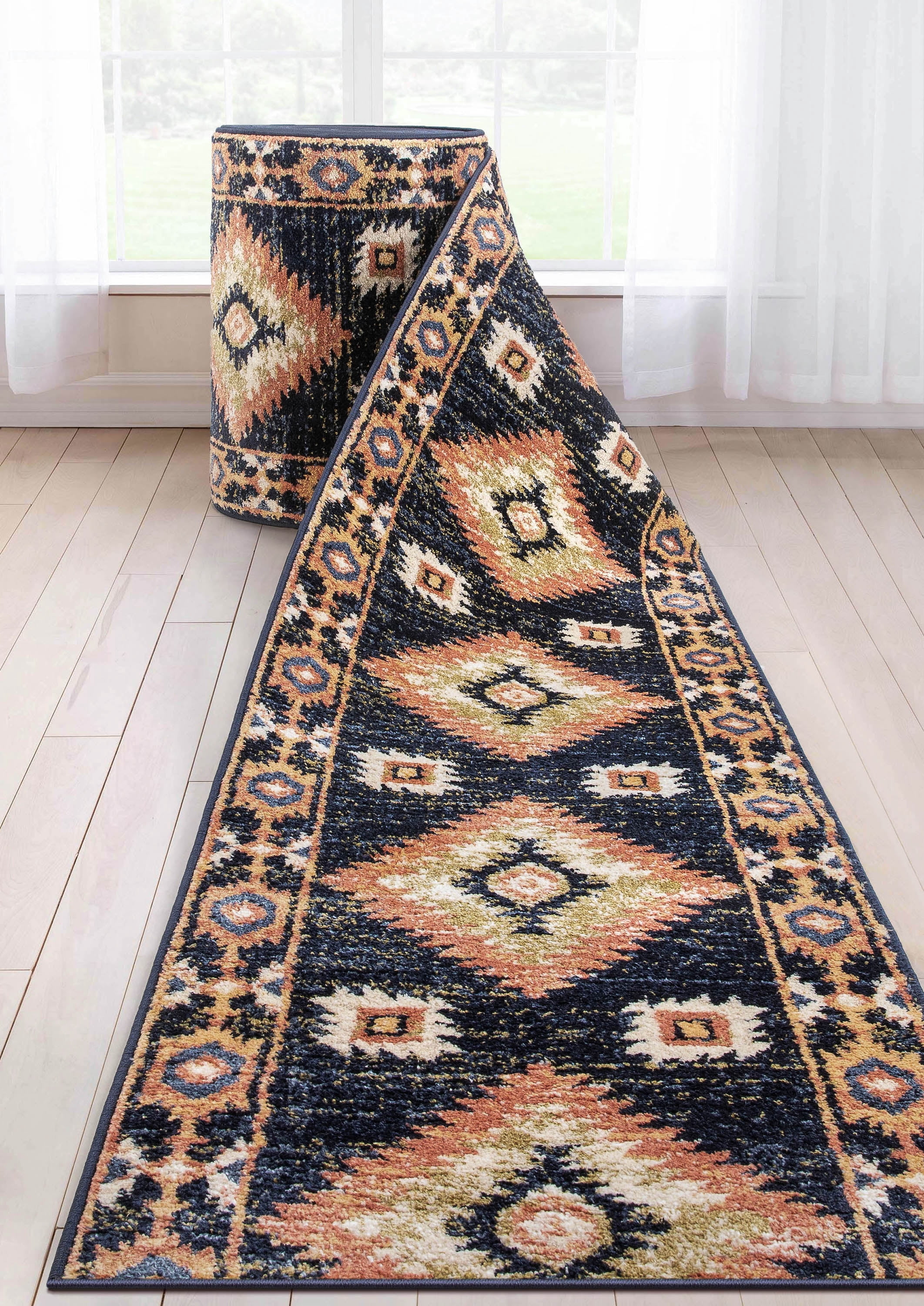Well Woven Custom Size Runner - Choose Your Length - Lizette Blue ...