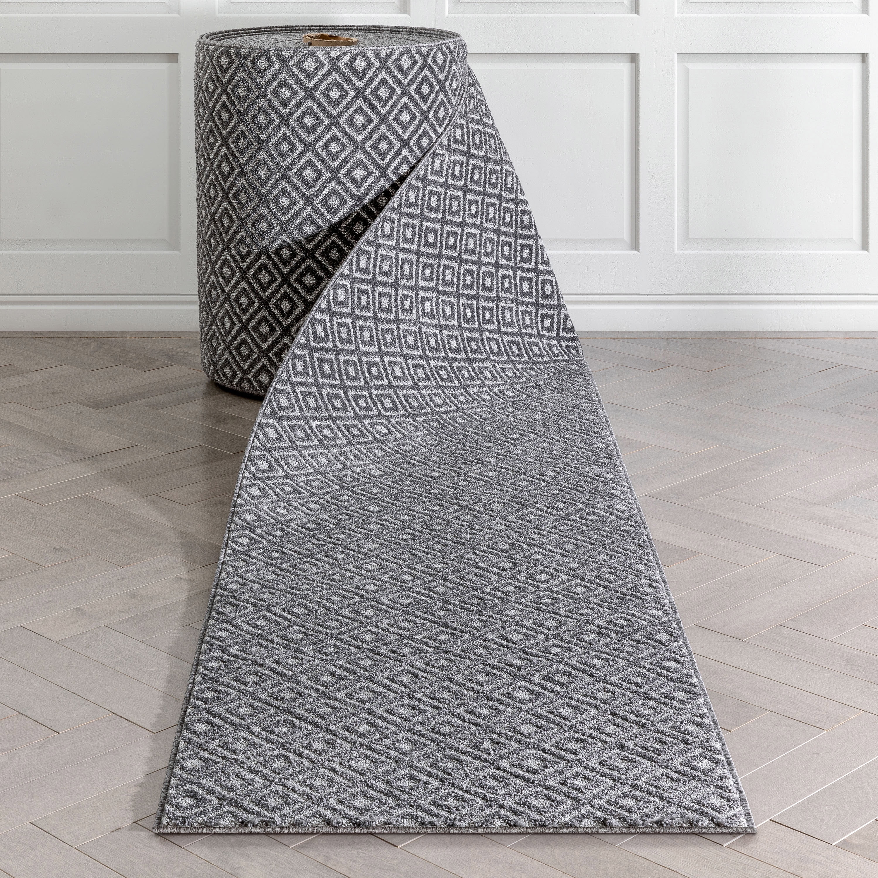 Well Woven Custom Size Runner - Choose Your Length - Piano Dark Grey ...