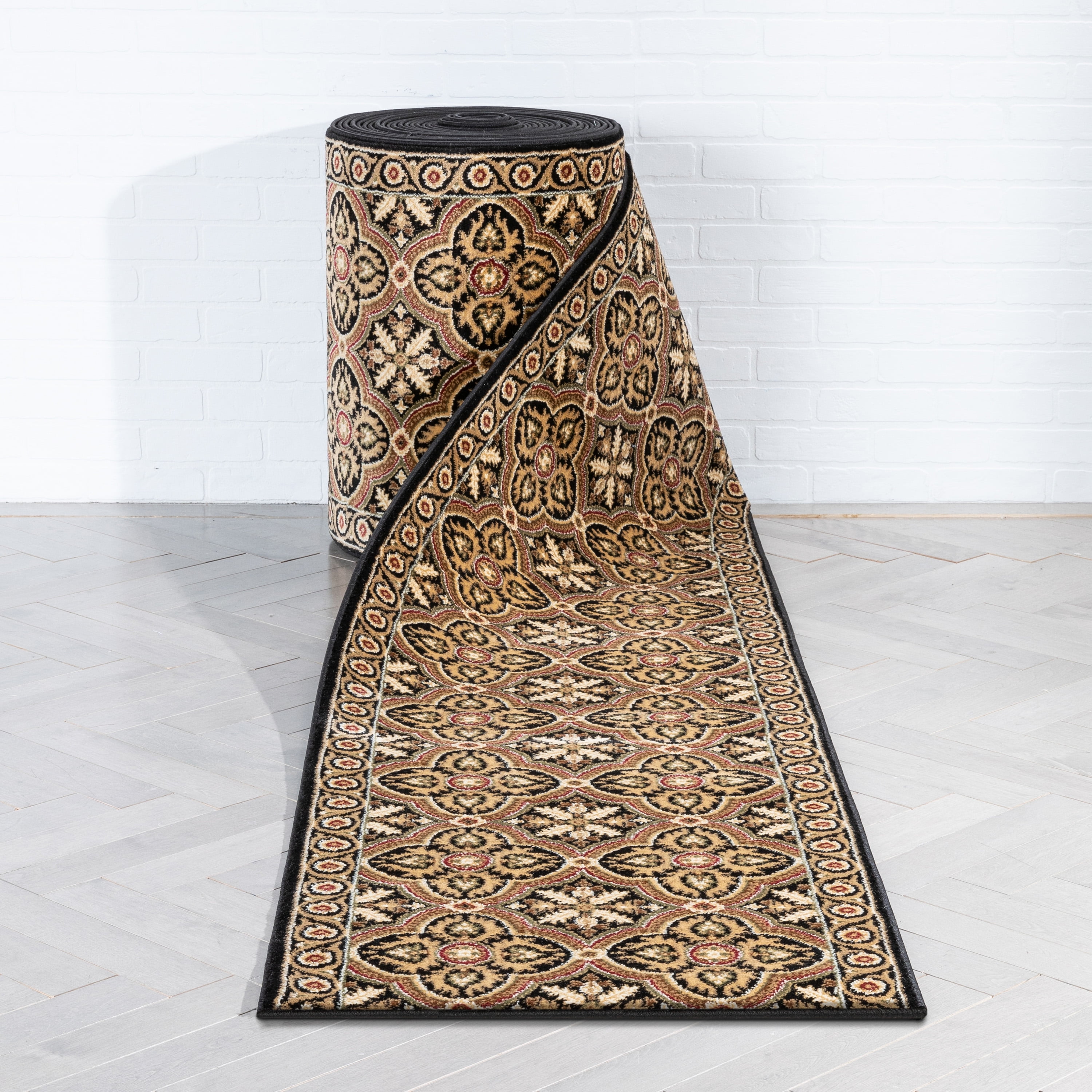 Well Woven Custom Size Runner - Choose Your Length - Silas Black ...