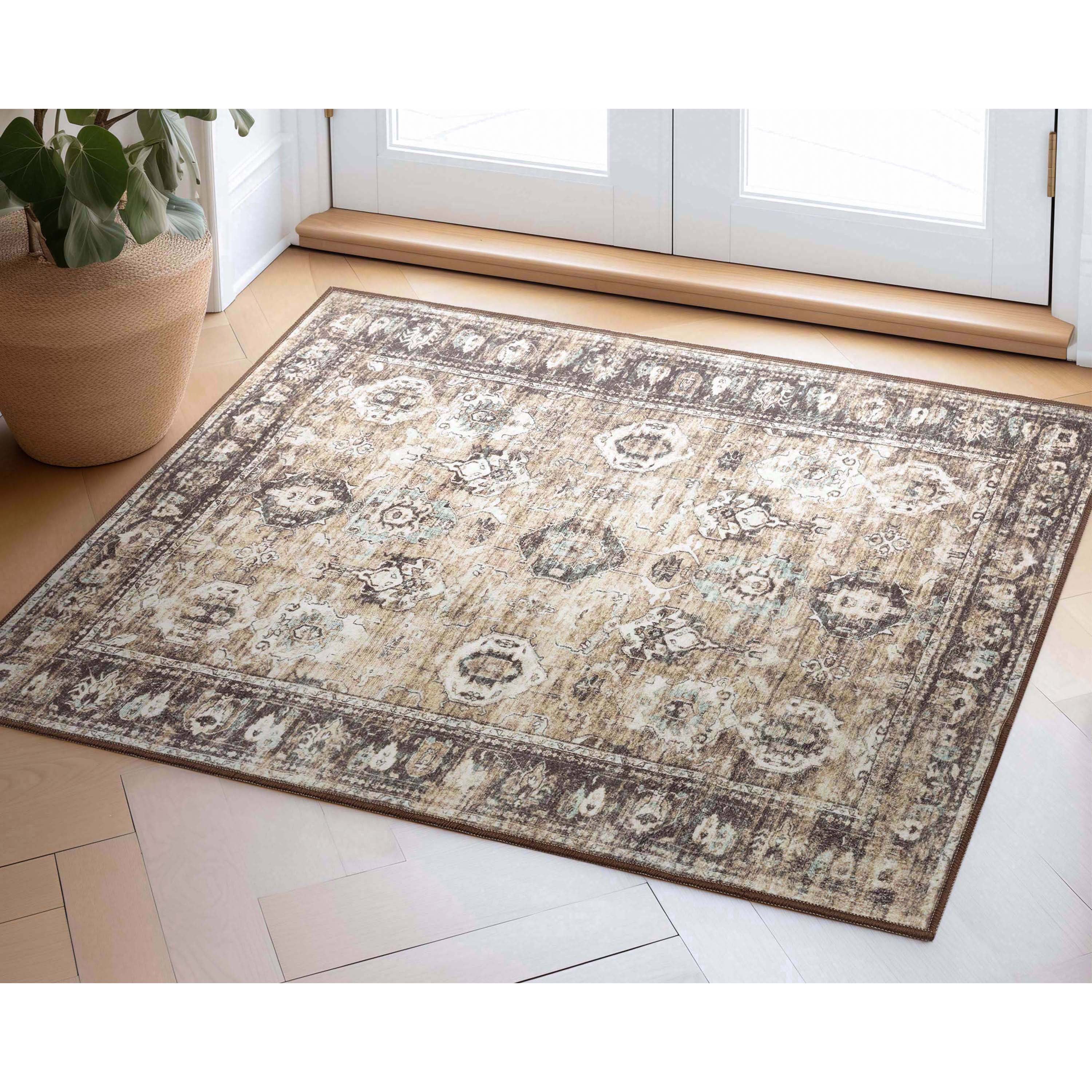 Well Woven Elle Basics Intrigue Vintage Tribal Beige 2' x 3' Area Rug ...
