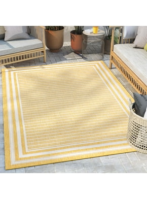 Outdoor Rugs in Patio & Outdoor Decor | Yellow - Walmart.com