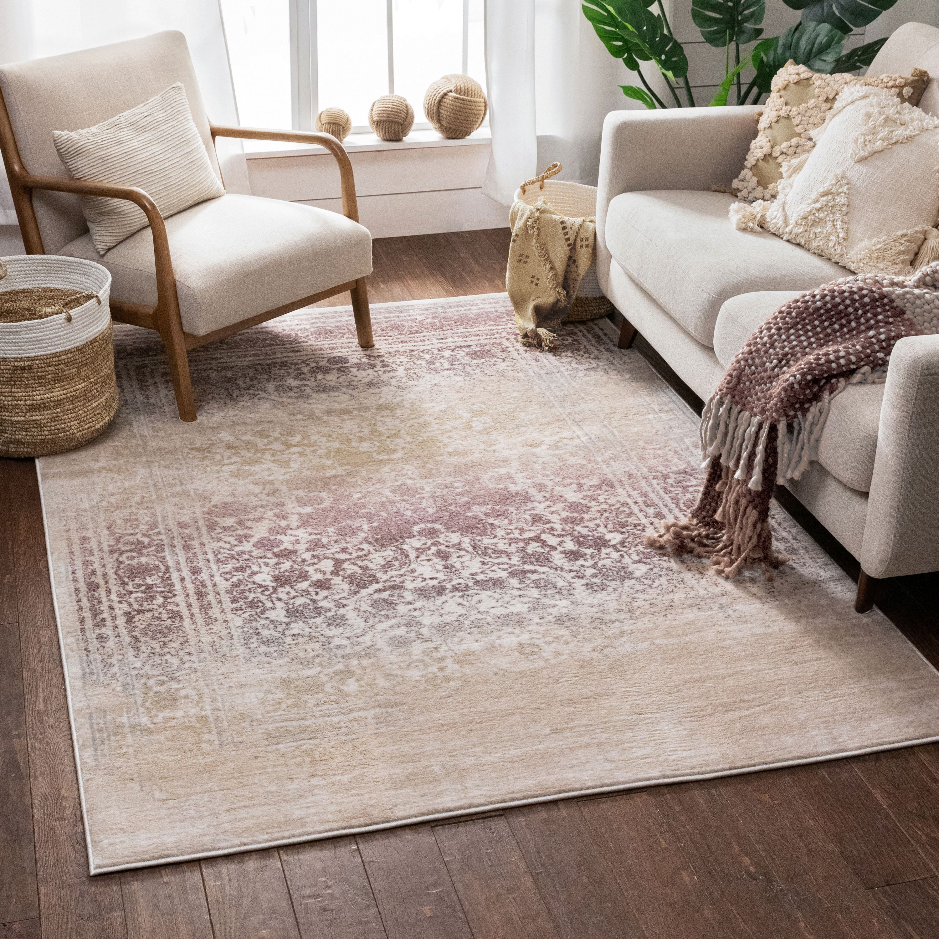 Well Woven Kensington Modern Area Rugs - Purple - Walmart.com