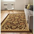 Free Shipping! Well Woven Kings Court Tabriz Brown Low Pile Nylon ...