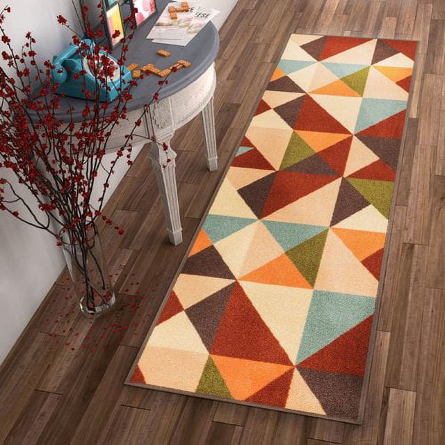 Well Woven Kings Court Vector Geometric Red Area Rug - Walmart.com