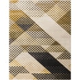 Well Woven London Abbey Modern Abstract Geometric Yellow 9'3" x 12'3 ...