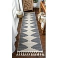 Well Woven Loop-De-Loop Zipped Ivory Tribal Aztec Geometric 2'3" x 7'3 ...