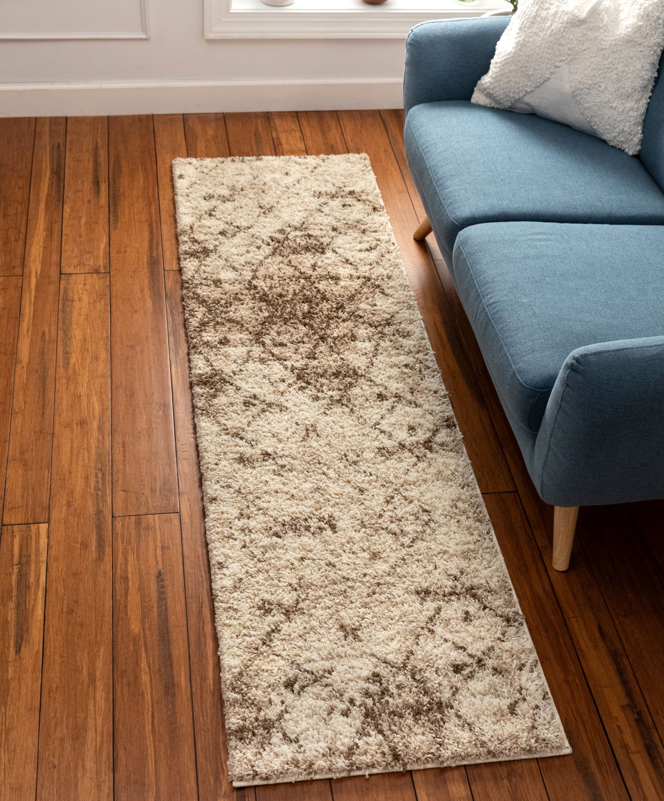 Well Woven Madison Basics Shag 2’7” x 9’10” Runner – Moroccan Lattice ...