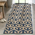 Well Woven Medusa Atlantis Modern Striped Blue 2'7" x 9'10" Runner ...