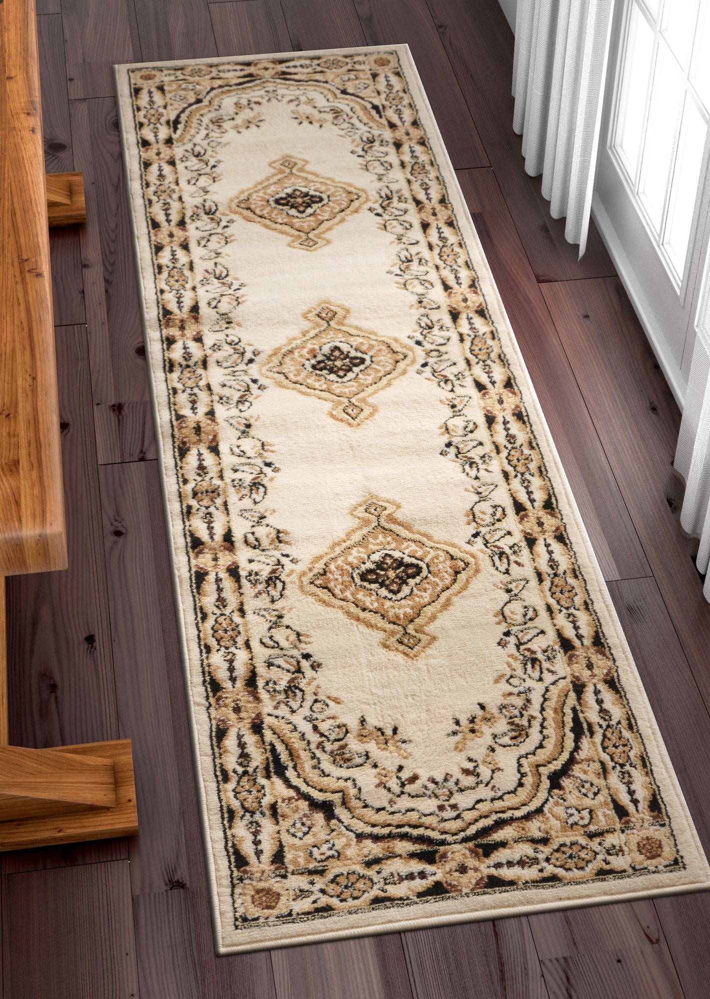 Well Woven Miami Tehran Traditional Ivory Runner Rug - Walmart.com