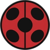 Well Woven Miraculous Ladybug Miraculous Ladybug Symbol Red 3'11" Round ...