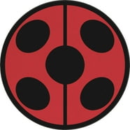 Well Woven Miraculous Ladybug Round Rug - Stain-Resistant - Walmart.com