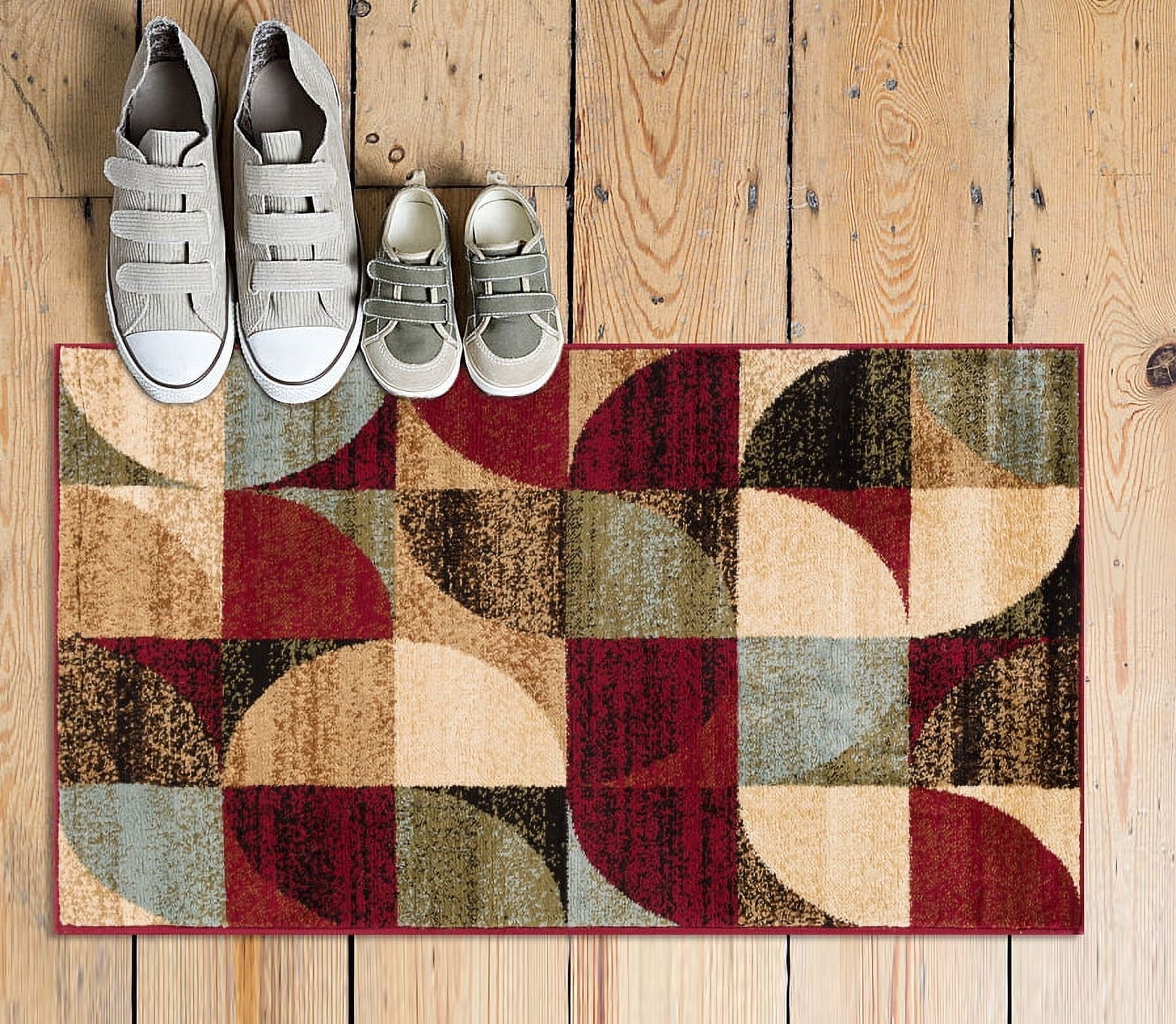 Well Woven Modern Multicolor Geometric Contemporary Color Block 2'3" x ...