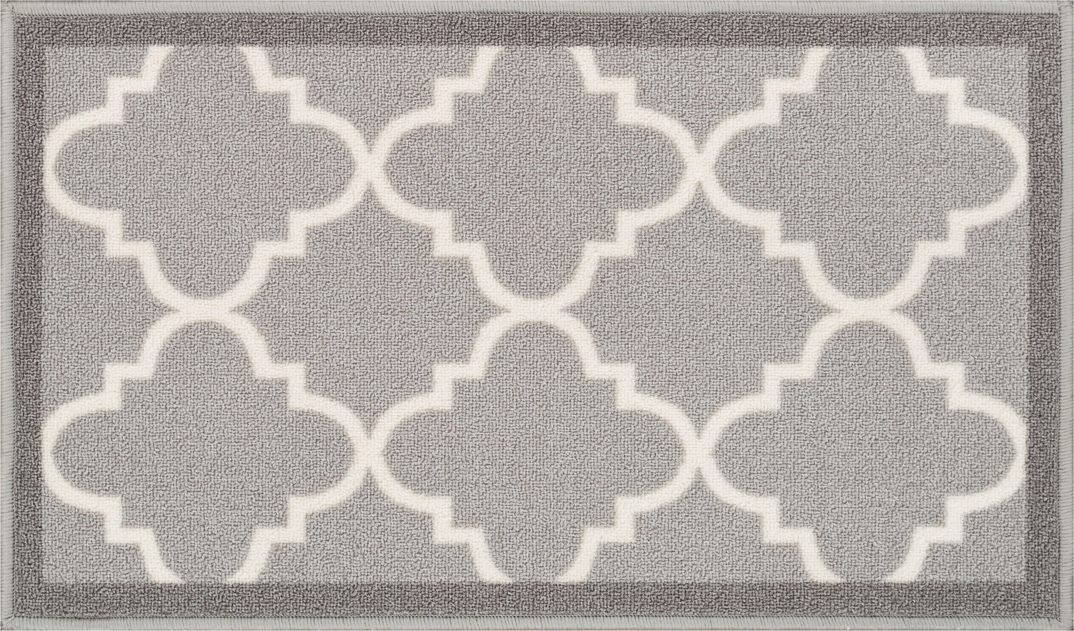 Well Woven Non-Skid Dallas Moroccan Trellis Indoor Doormat, 20" x 31 ...