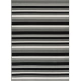 Well Woven Non-Skid/Slip Rubber Back Antibacterial Solid Stripes Multi ...